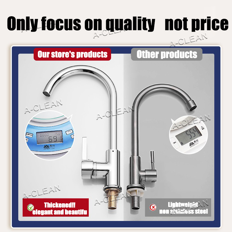 SUS304 Stainless Steel Kitchen Faucet Stainless Steel Faucet Sink ...