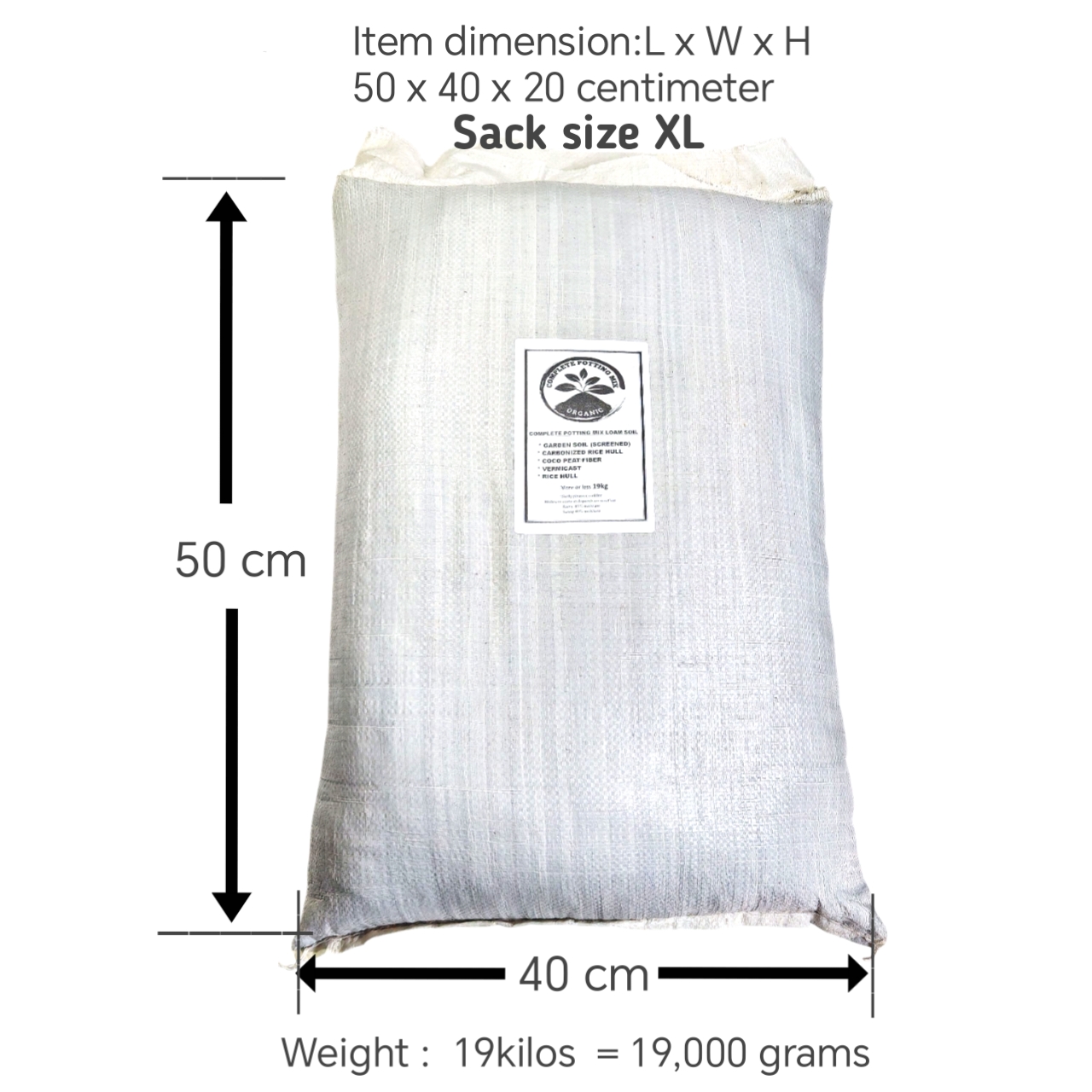 Loam Soil Complete Potting Mix 19kg | Shopee Philippines