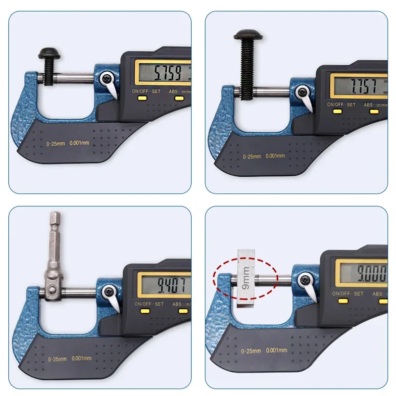 0-25mm 0.001 External Digital Micrometer - Micro Meter Gauges for ...