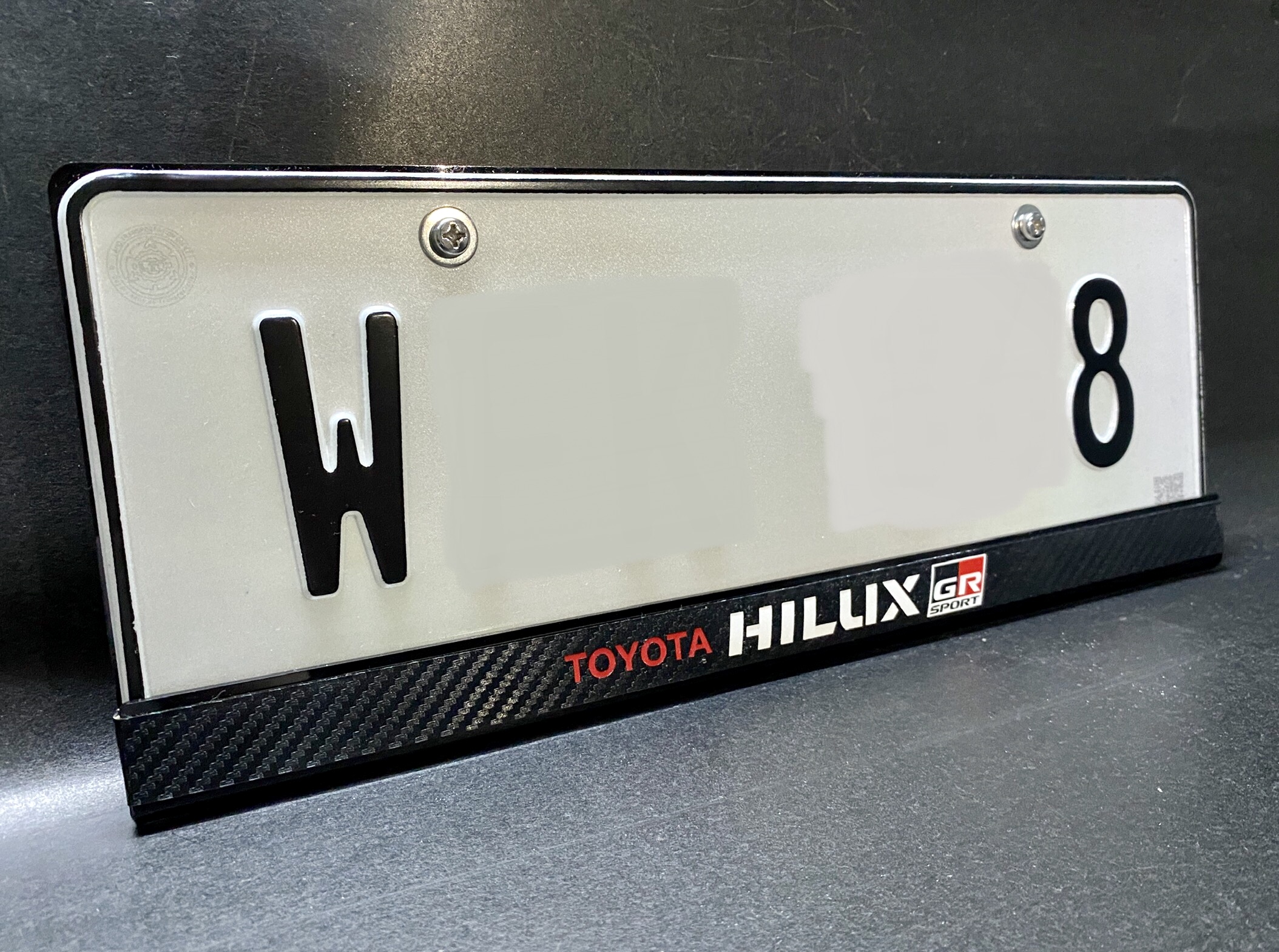 New Generation Car Plate Number Frame Holder Protector for Toyota Hilux ...