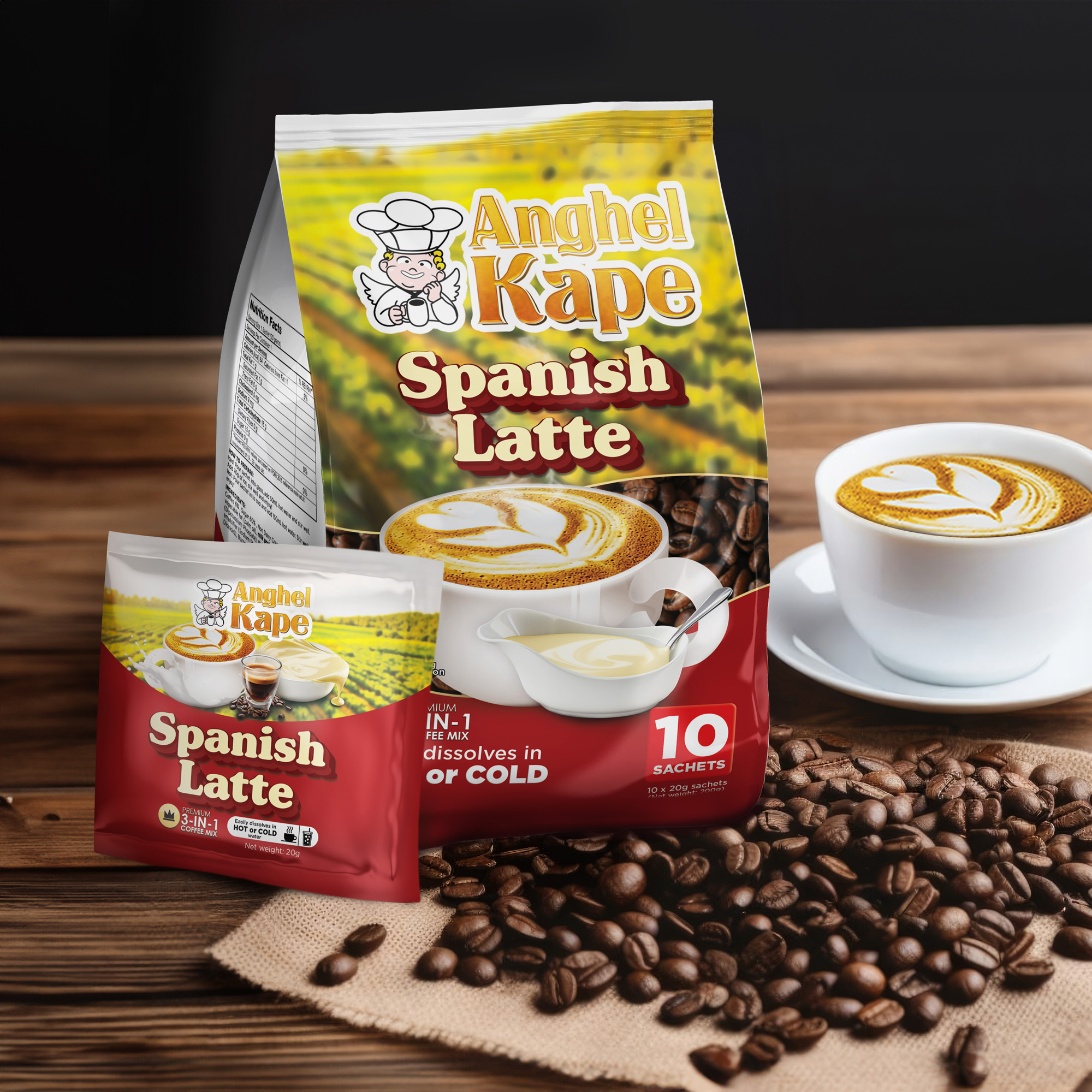 [LIMITED: WITH APC] Anghel Kape Spanish Latte Premium 3in1 Coffee 1pack ...