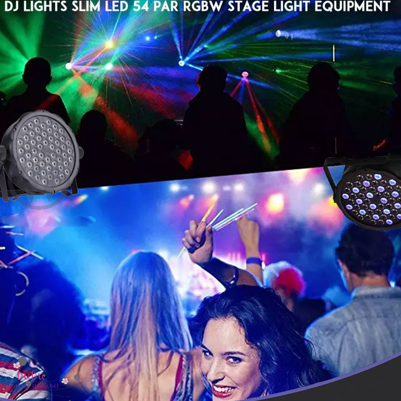 36/54/84 LED Flat Par Light DMX512 Disco Light Stage Lighting Party ...
