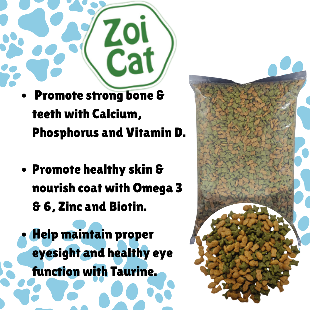 FIPRO - ZOI Cat Chicken & Tuna Dry Cat Food – Adult Formula 1kg ...