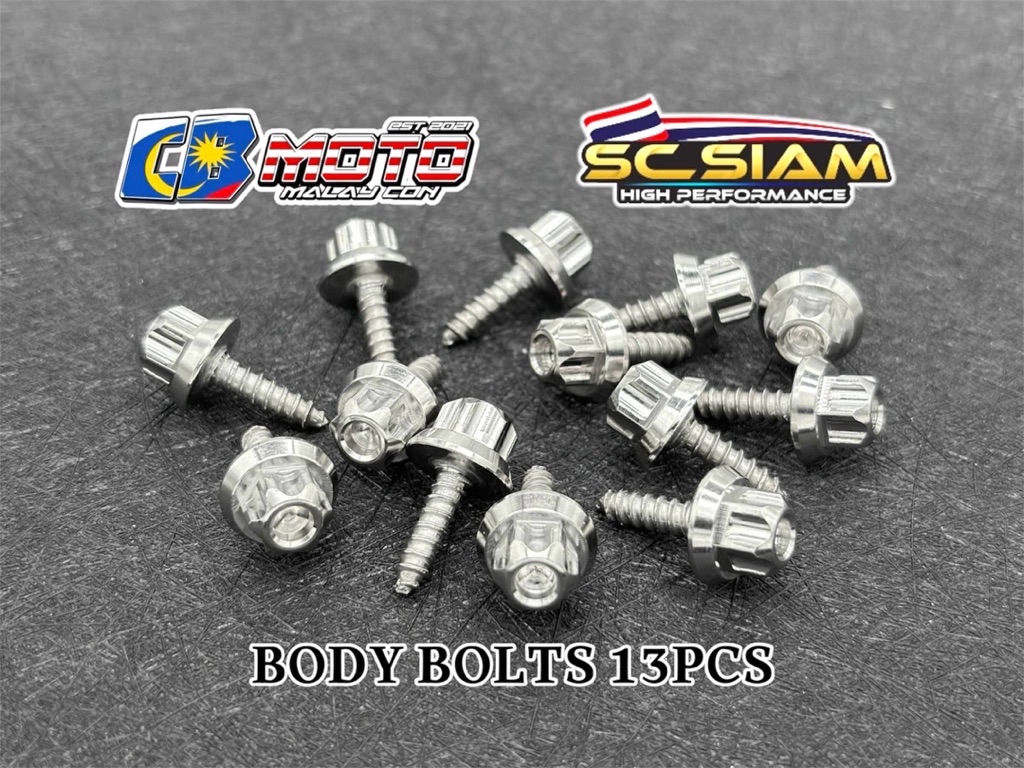 CNC BOLTS FOR HONDA CLICK V1 V2 V3 125 & 150 SC SIAM CNC (BY PARTS ...