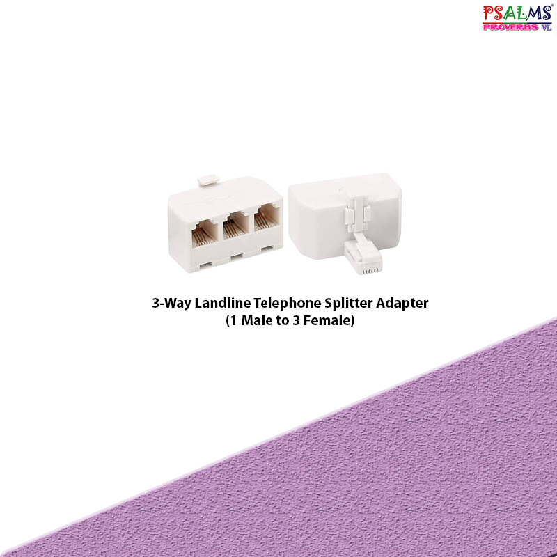 Telephone Splitter and Modular outlet (per piece) | Shopee Philippines