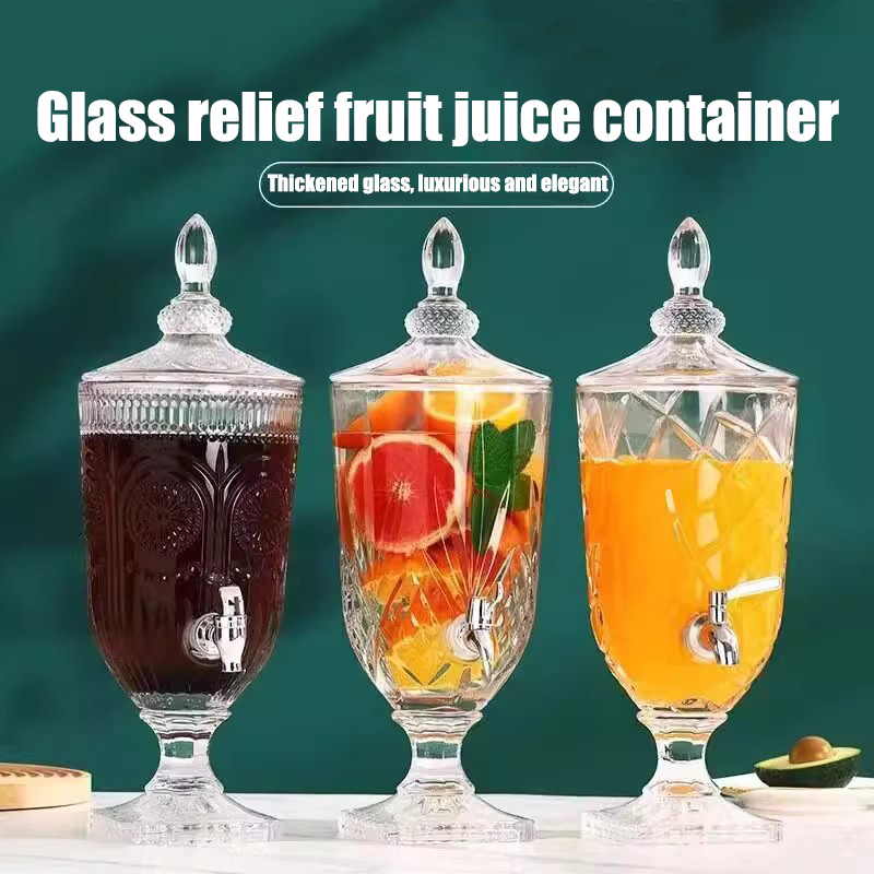 Glass Juice Triangle Club Bar Equipment European Style Elegant and ...