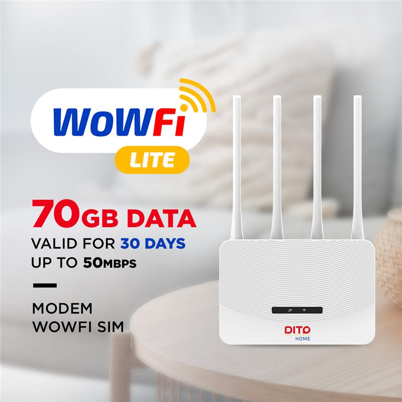 DITO Home WiFi Prepaid Starter Kit with 70GB Data | Shopee Philippines