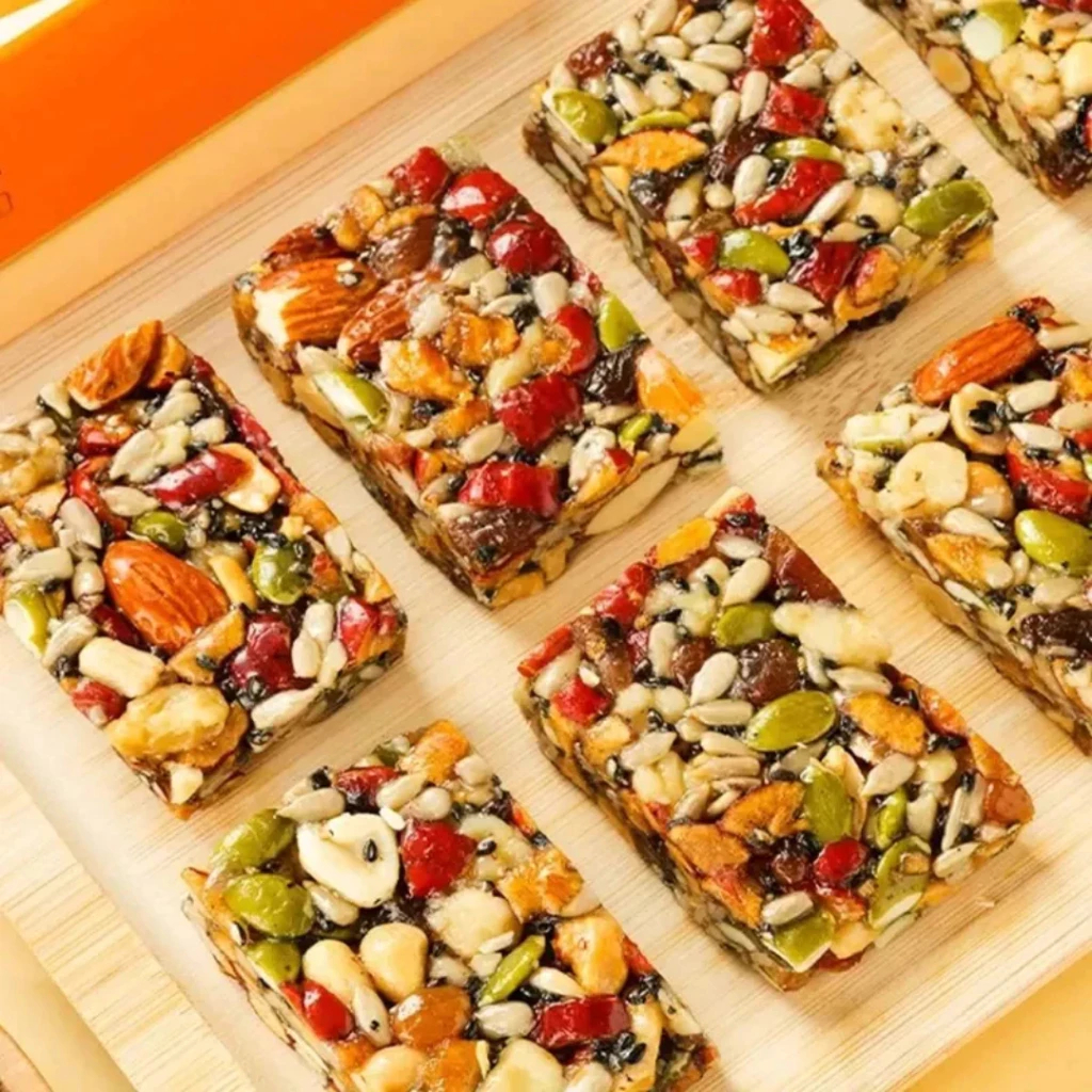 Sugar-Free Mixed Nuts Bar – Healthy Snack, Crispy Cereal Cake for Diet ...