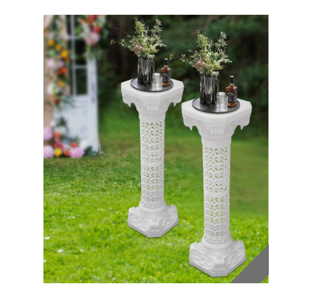 Elegant Wedding Roman Column Set Greek Column Statue Plastic Roman ...