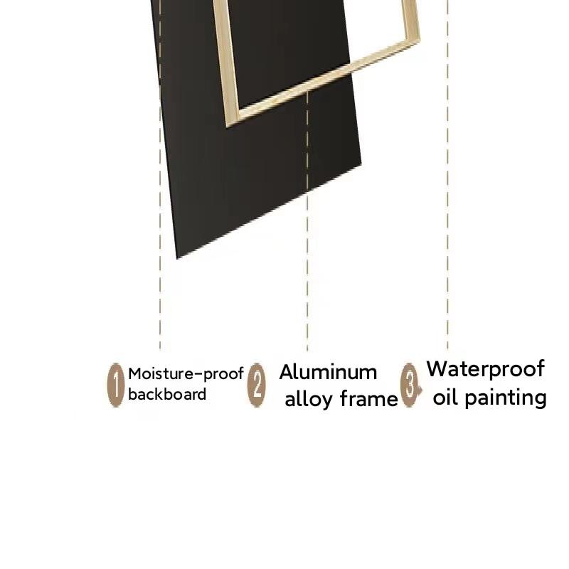 Aesthetic Home Decor Porch Entrance Mural Wall Mural Aluminum Frame Art ...