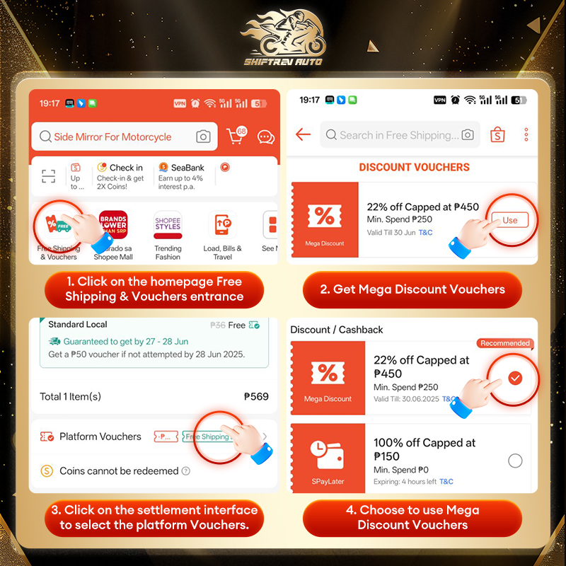 Honda Click 125/150 v3 Tail Light RGB 13Modes LED Motorcycle Spotlights ...