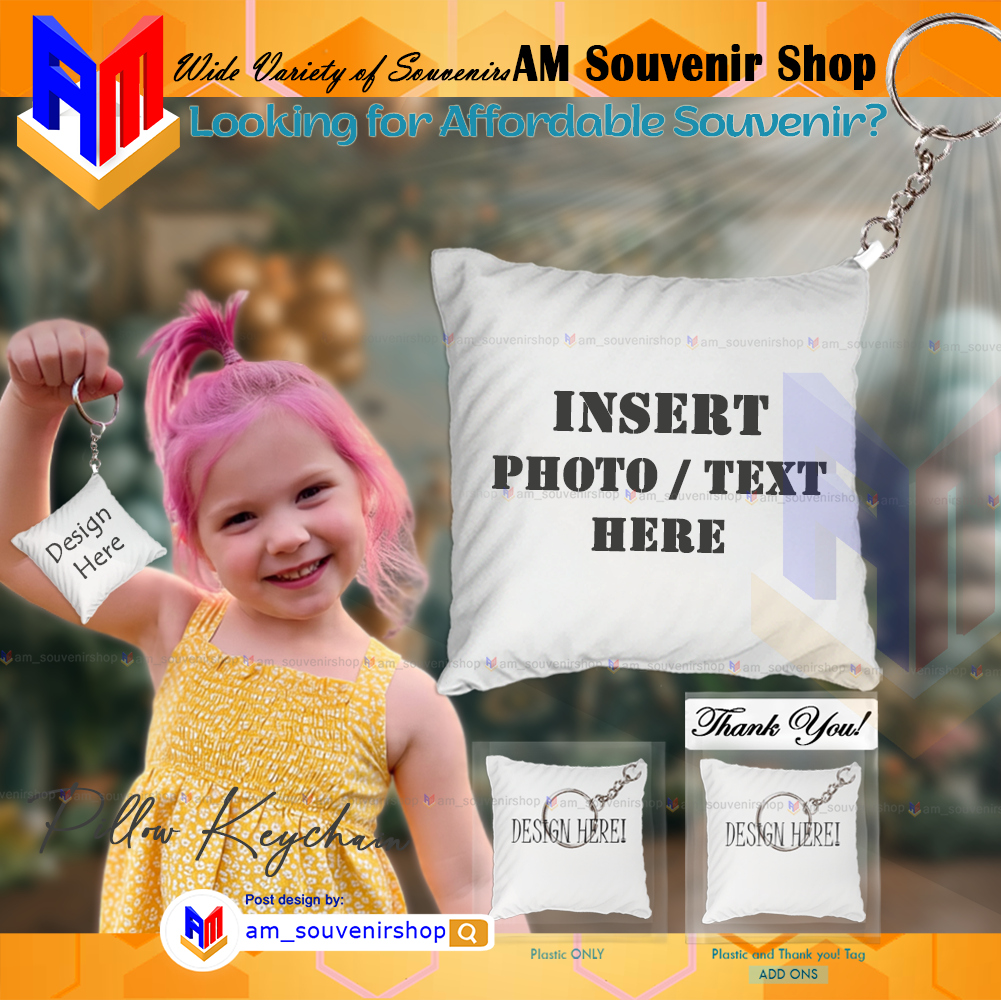 Teacher Mini Pillow Keychain • Adorable Gift or Souvenir for Educators ...