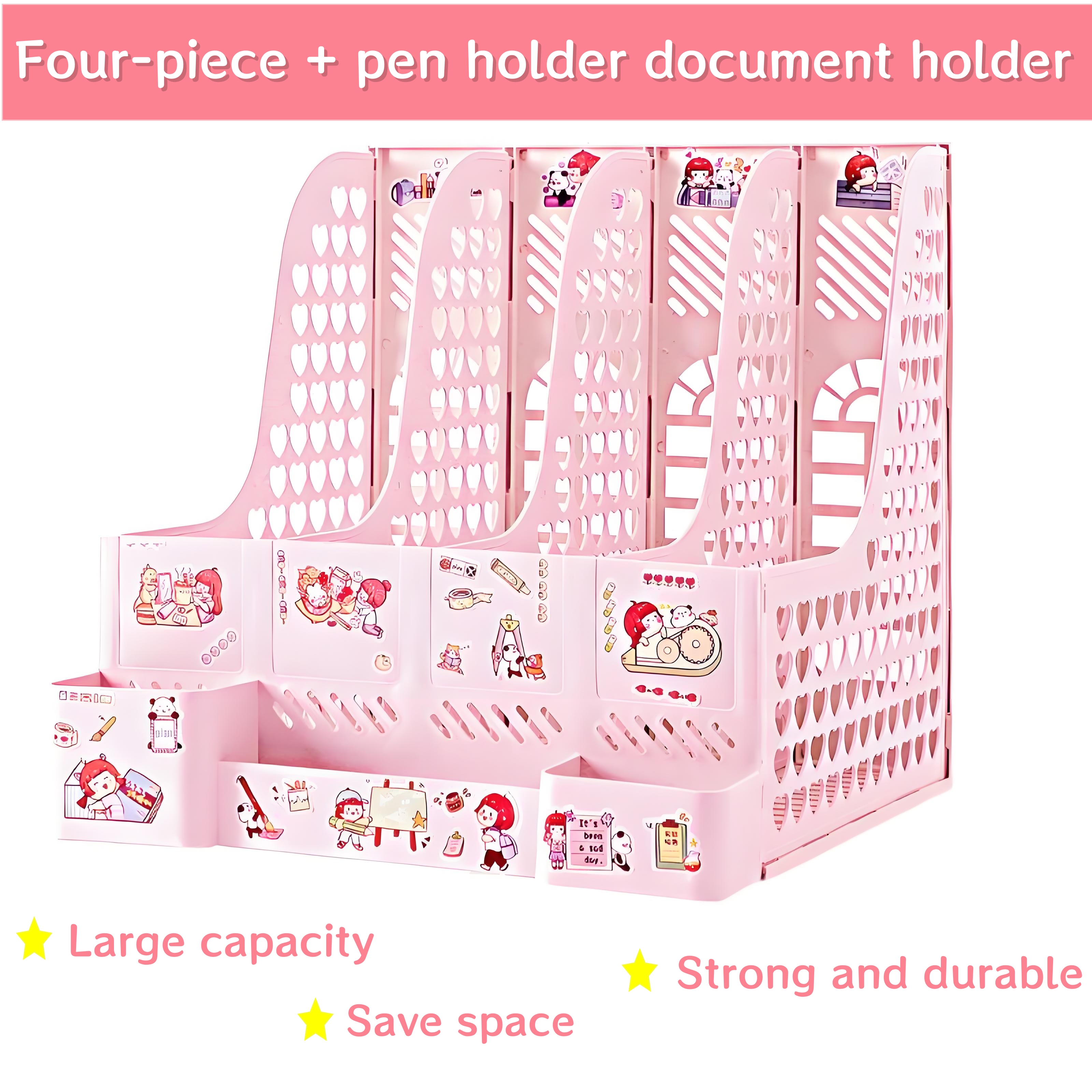 Four-Link + Pen Holder File Management Rack File Frame Data Rack ...