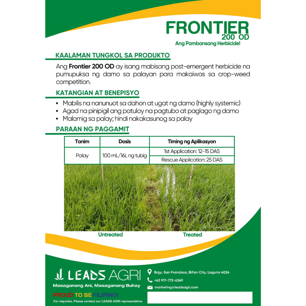 [BUY 2 GET 1 FREE] Frontier Herbicide 1 liter – Best Weed Killer for ...