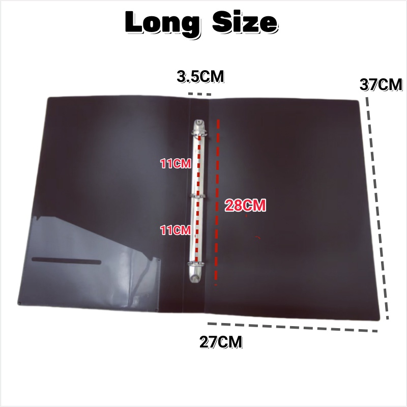 Long/A4 Size Ring Binder 3Ring Arch File Folder Paper Organizers ...