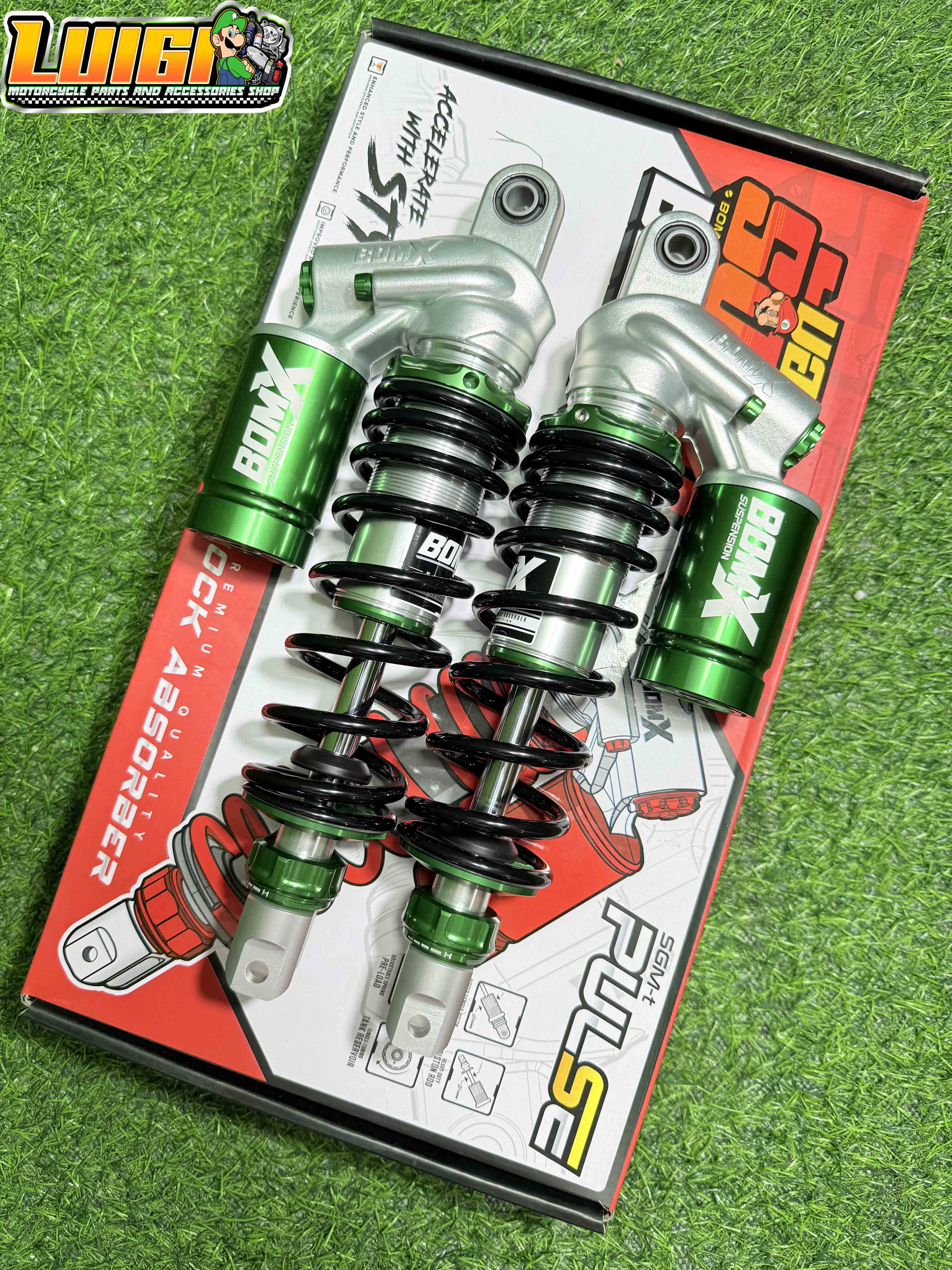 BOM X PULSE AEROX/NMAX V2/NMAX V1 REAR SHOCK SUSPENSION FULLY ...