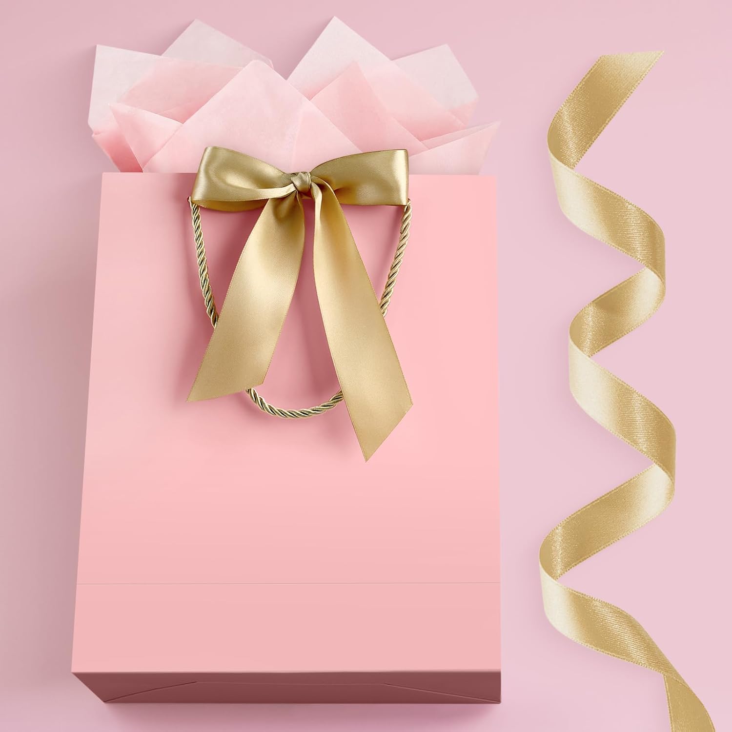 10PCS Set Gift Bag with Handles Craft Package Paper Gift Box Jewelry ...