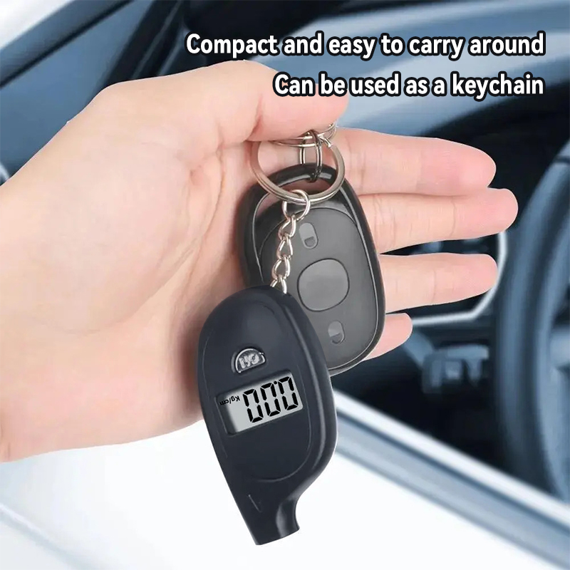 Digital Tire Pressure Gauge Lcd Display Portable Mini Car Tire Pressure ...