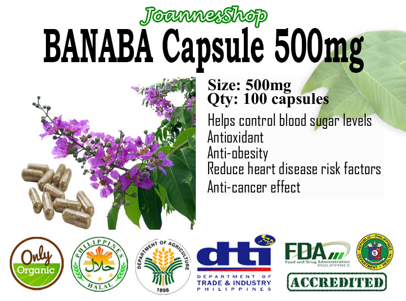 banaba capsules premium quality | Shopee Philippines