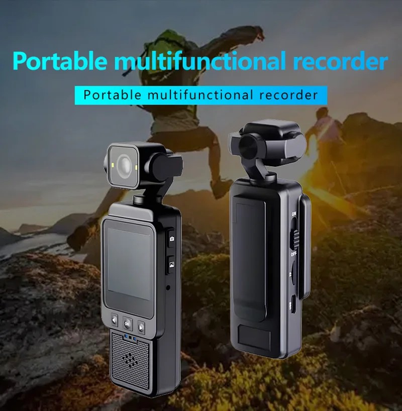 Portable Mini Sport Camera 4K HD Outdoor Action Cameras Police Body Cam ...