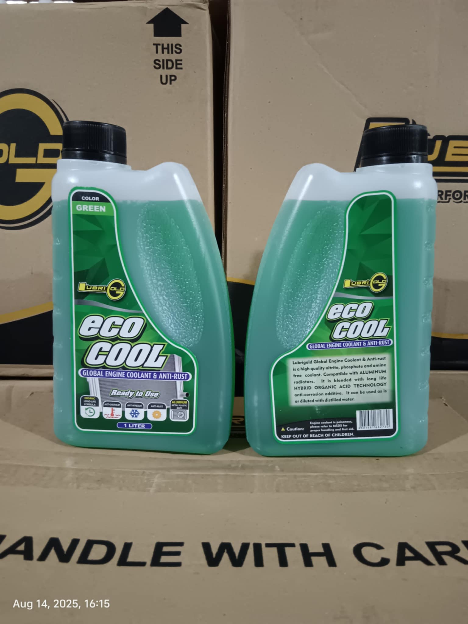 Lubrigold Eco Cool Ready To Use Coolant Green 1Liter | Shopee Philippines
