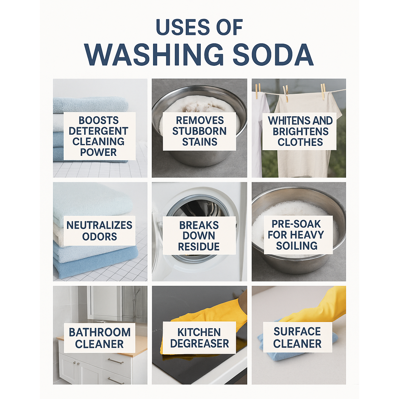 BritePH Washing Soda Laundry Booster Additive, Stain Remover & General ...