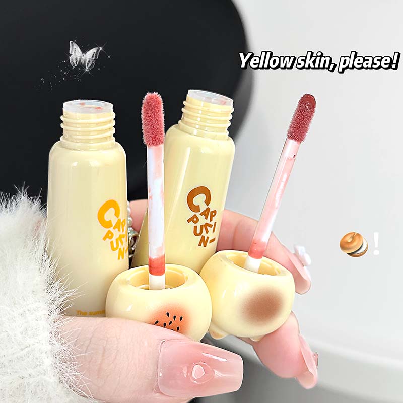 New Cappuvini Cute cat shimmer mirror lip gloss | Shopee Philippines