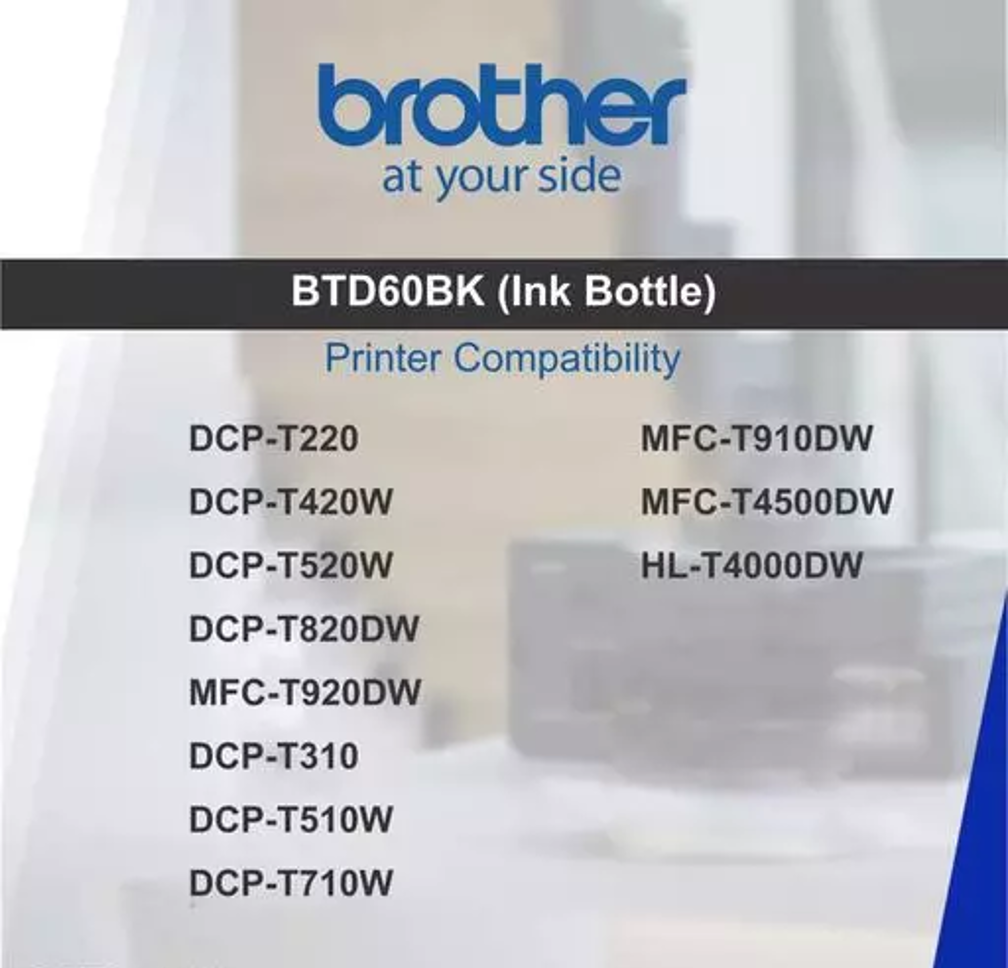 Genuine Brother BTD60BK BT5000 Ink Original DCP-T220 DCP-T310 DCP-T420W ...