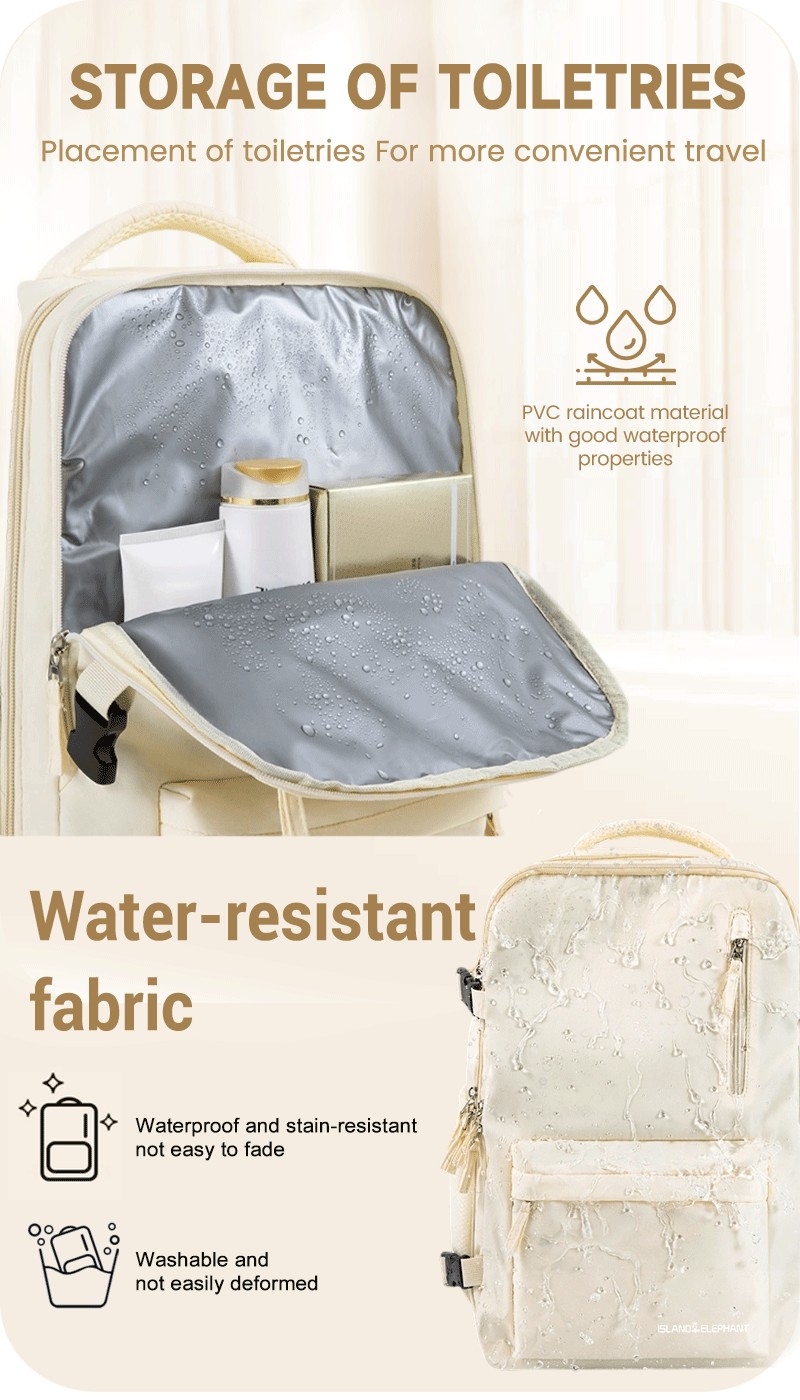 ISLAND ELEPHANT 17 inch Laptop Backpack Waterproof Multifunction Travel ...