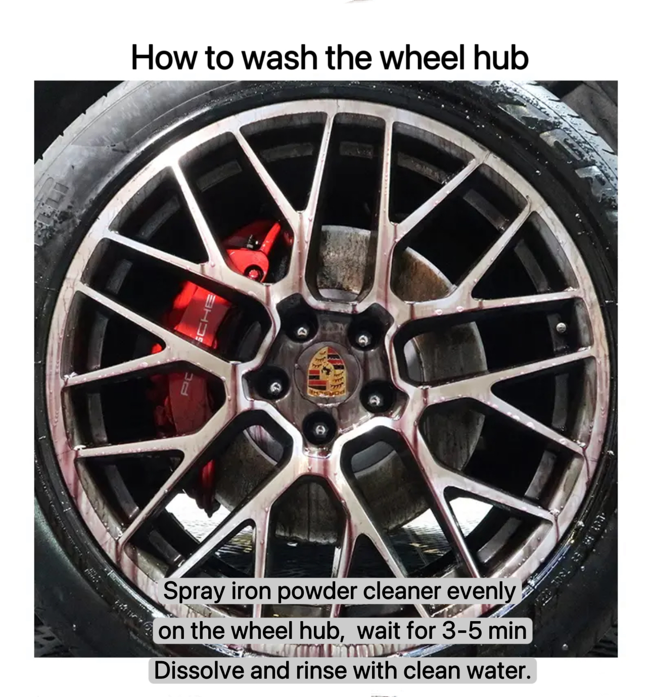 SGG S4 wheel car paint iron decontaminant spray iron powder cleaner ...