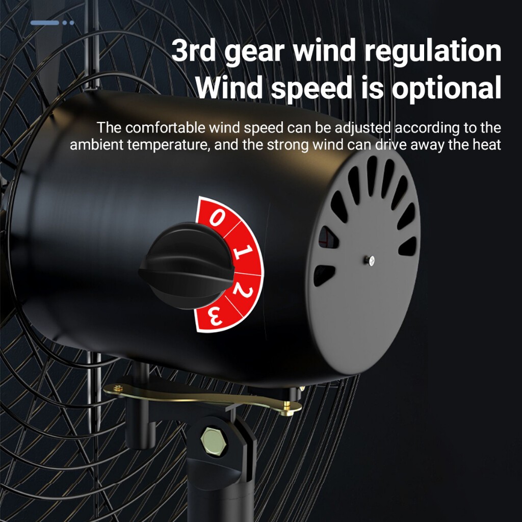 Industrial Stand Fan 30 Inch Big Aluminum Blades Three Speed Floor Fan ...