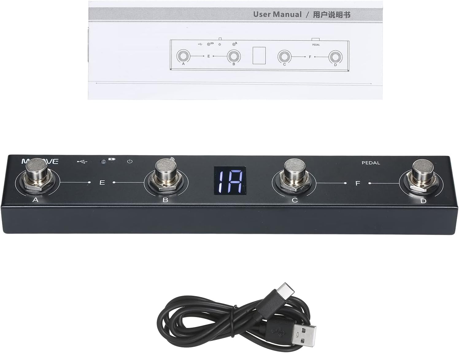 M-VAVE Chocolate Plus Wireless Midi Controller Programmable Wireless ...