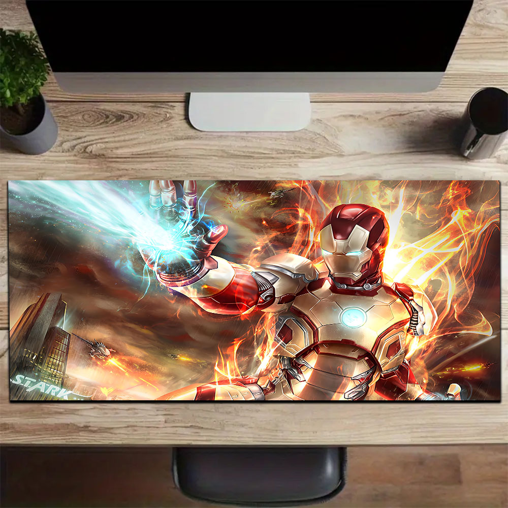 1pc Iron Man Large Mouse Pad computer mat Desk Mat keyboard mat Office ...