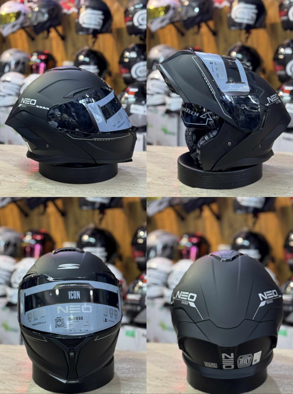 Spyder Neo icon modular helmet | Shopee Philippines
