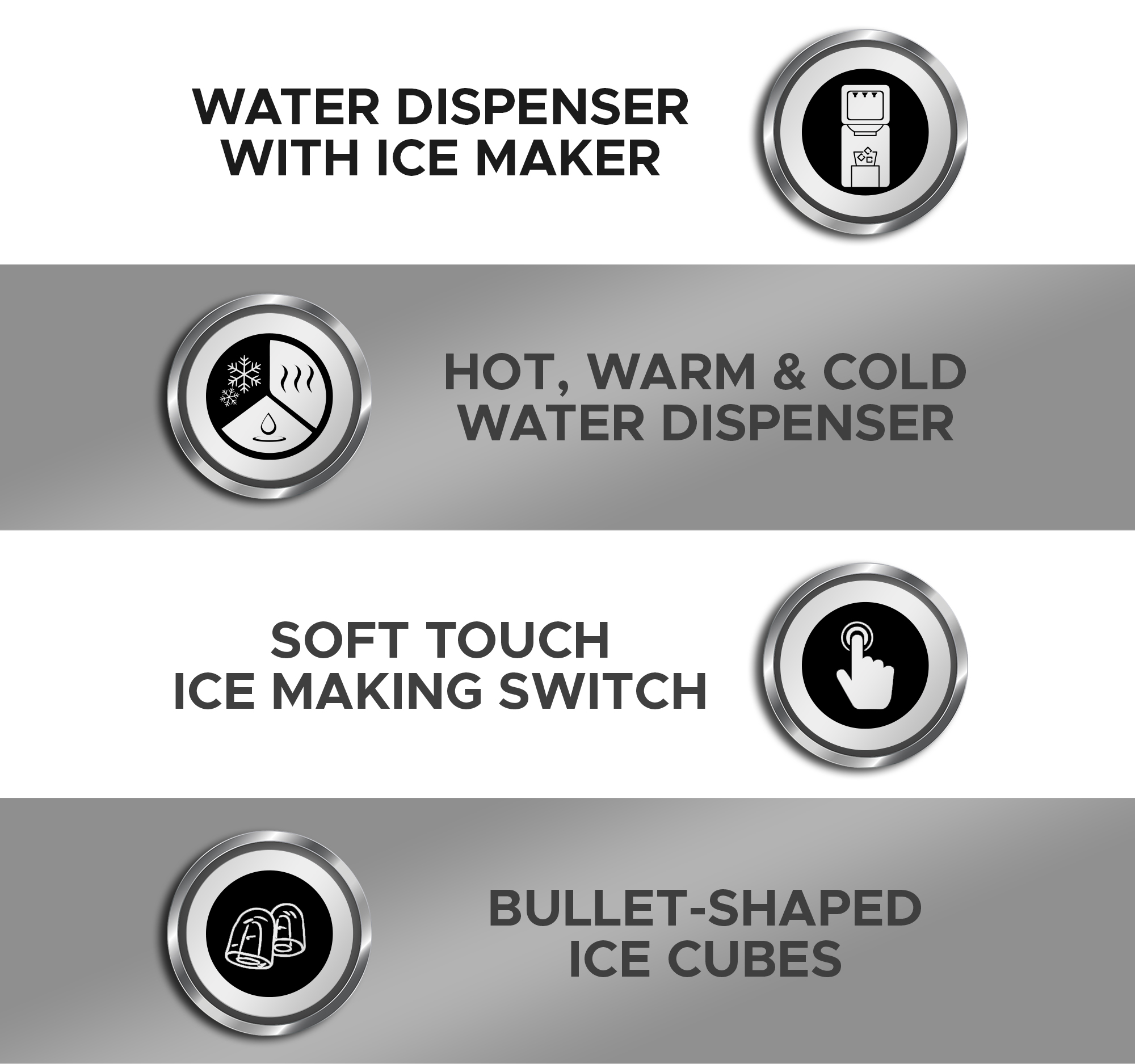 Dowell Top Load Water Dispenser with Ice Maker WDS-32BIM | Shopee ...