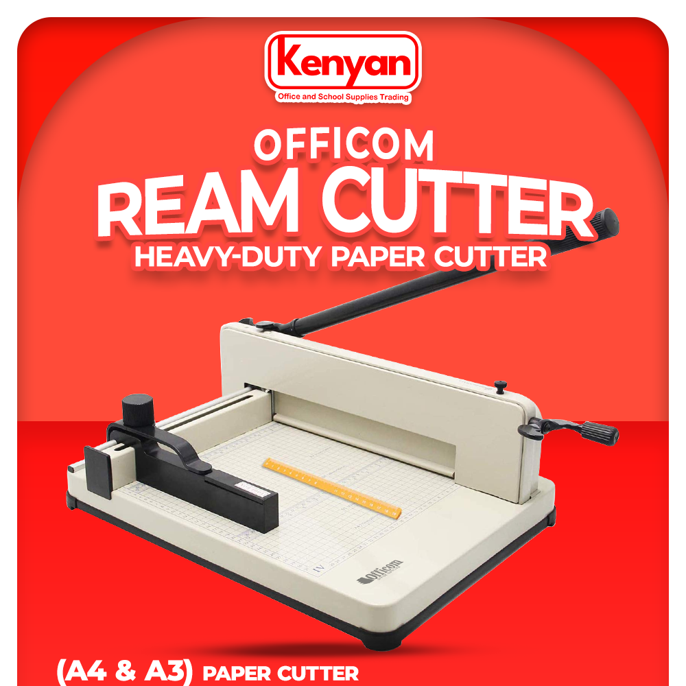 Officom Ream Cutter A4 | A3 Size Heavy Duty Paper Cutter Ream Paper ...