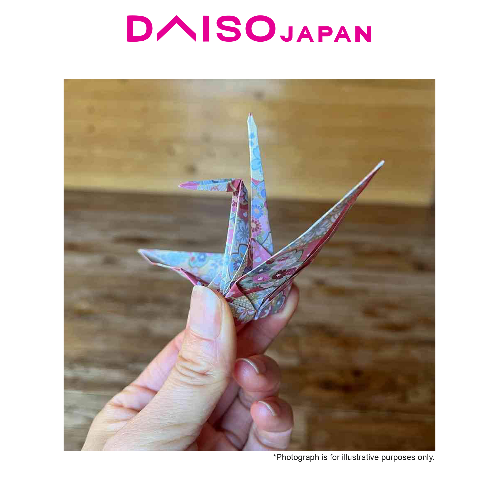 Daiso Double-Sided Japanese Pattern 2 Chiyogami Origami Paper (4 ...