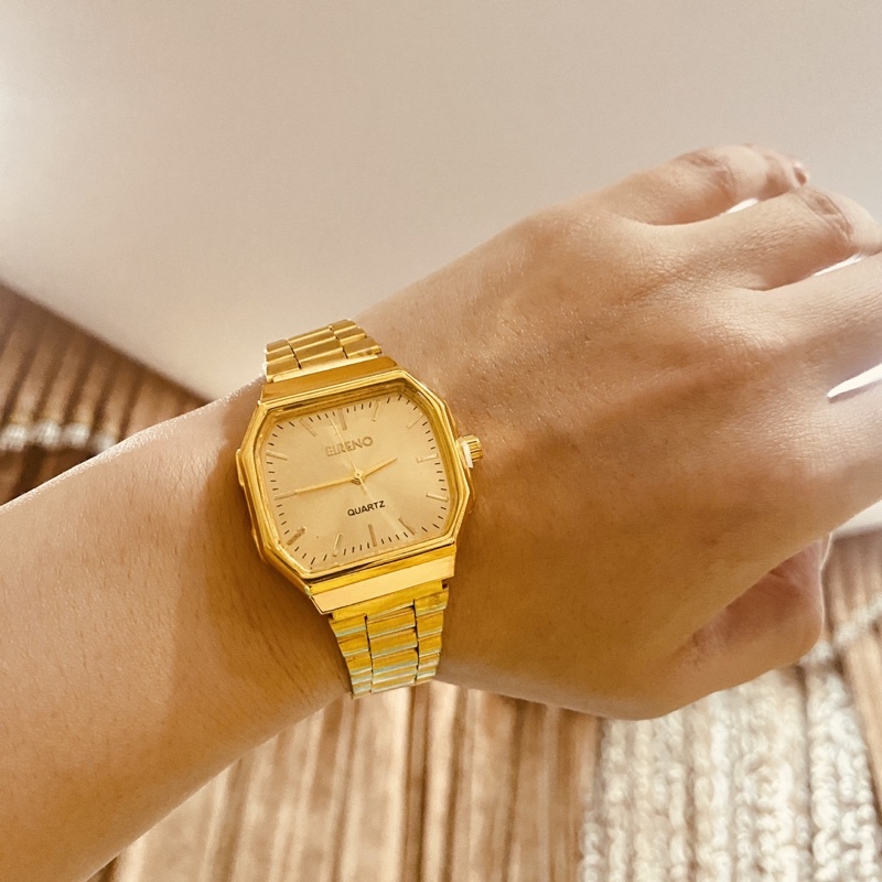 EIRENO Stainless Watch Square Watch for Unisex Top brand luxury quartz ...