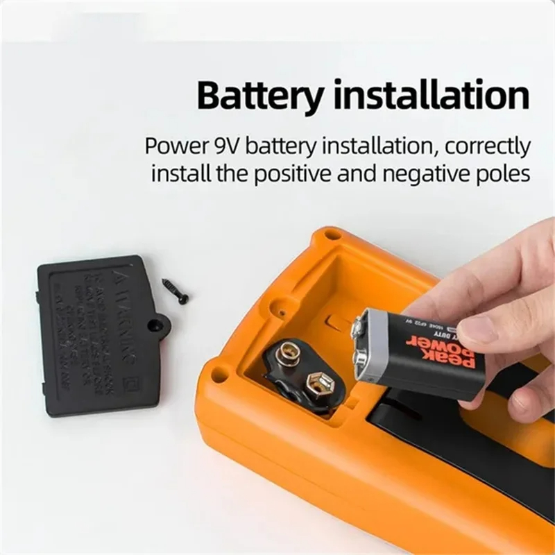 XL830L Handheld Digital Multimeter LCD Backlight Portable AC/DC Ammeter ...