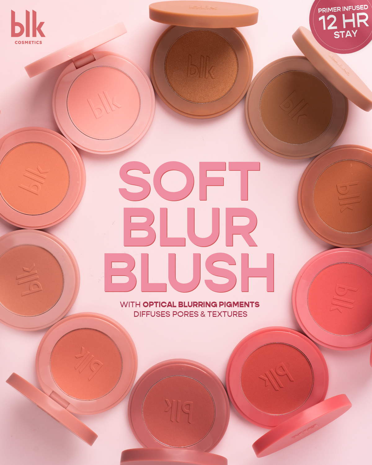 blk cosmetics soft blur powder blush | Shopee Philippines