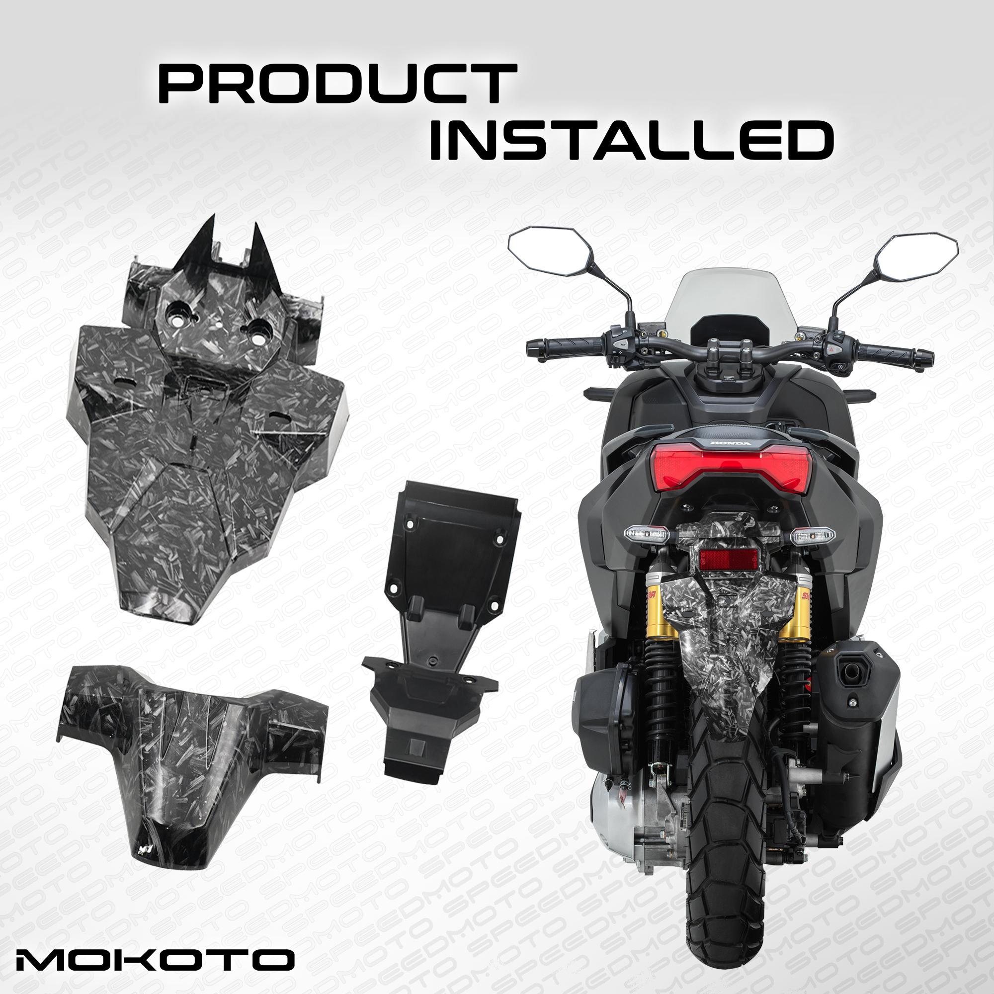 MOKOTO HONDA ADV 160 3IN1 REAR FENDER COVER GARNISH 3PCS REAR FENDER ...