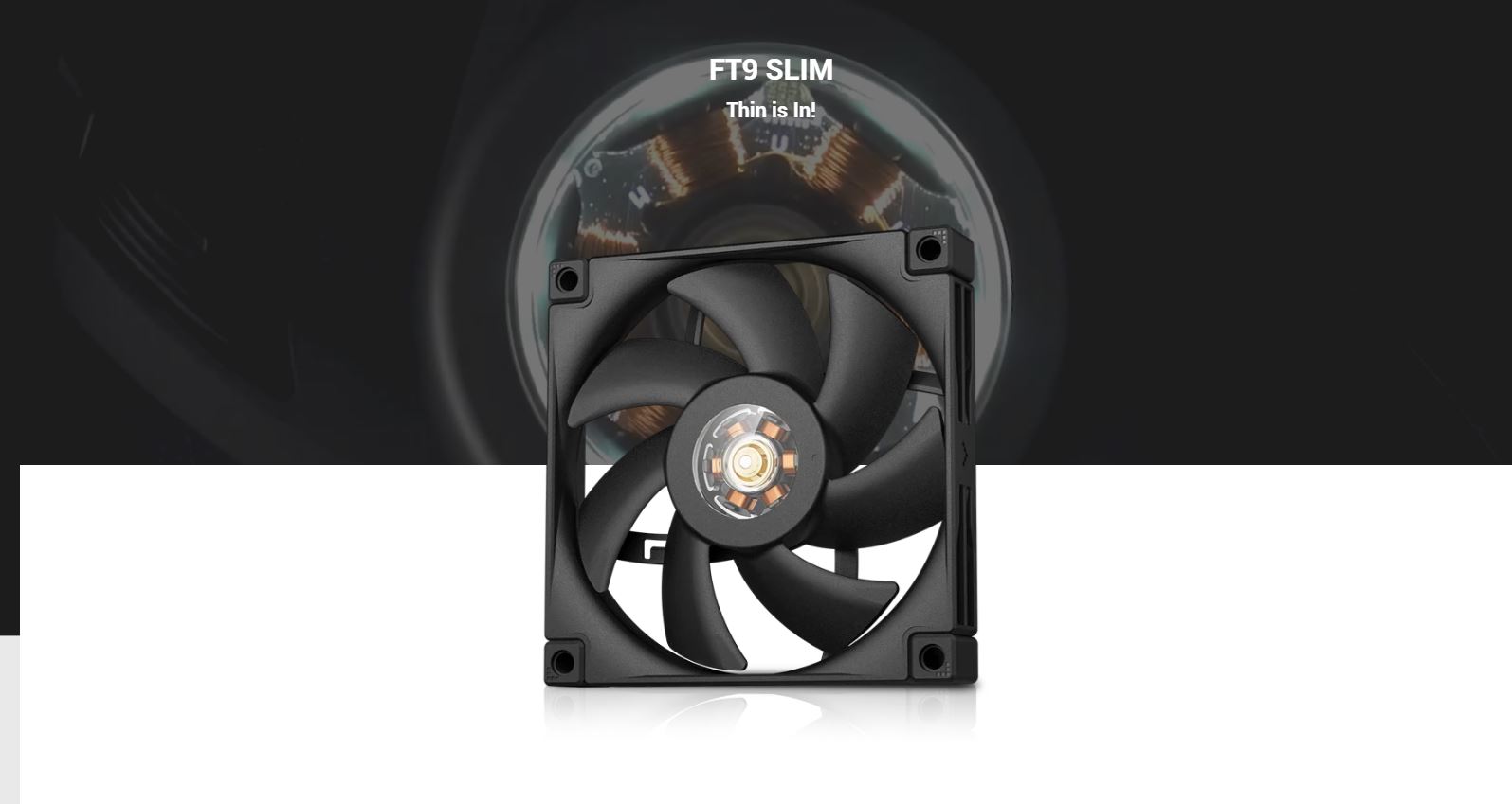 Itw | Deepcool PC Fan FT9 Slim Black High-Performance Thin-Profile PWM ...