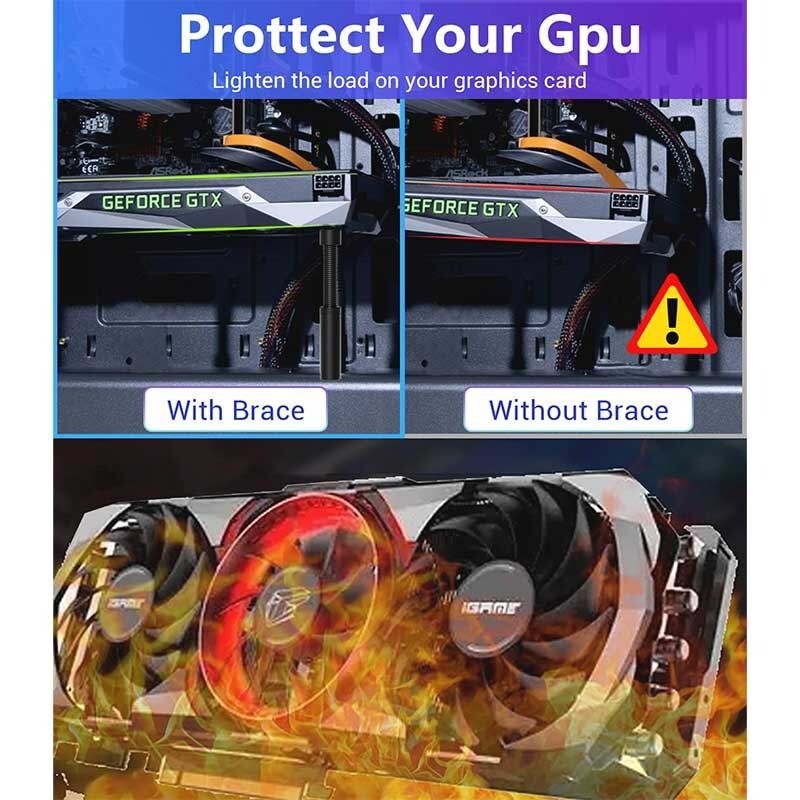 Gpu Holder Telescopic Graphics Card Bracket Aluminum Alloy Video Card ...