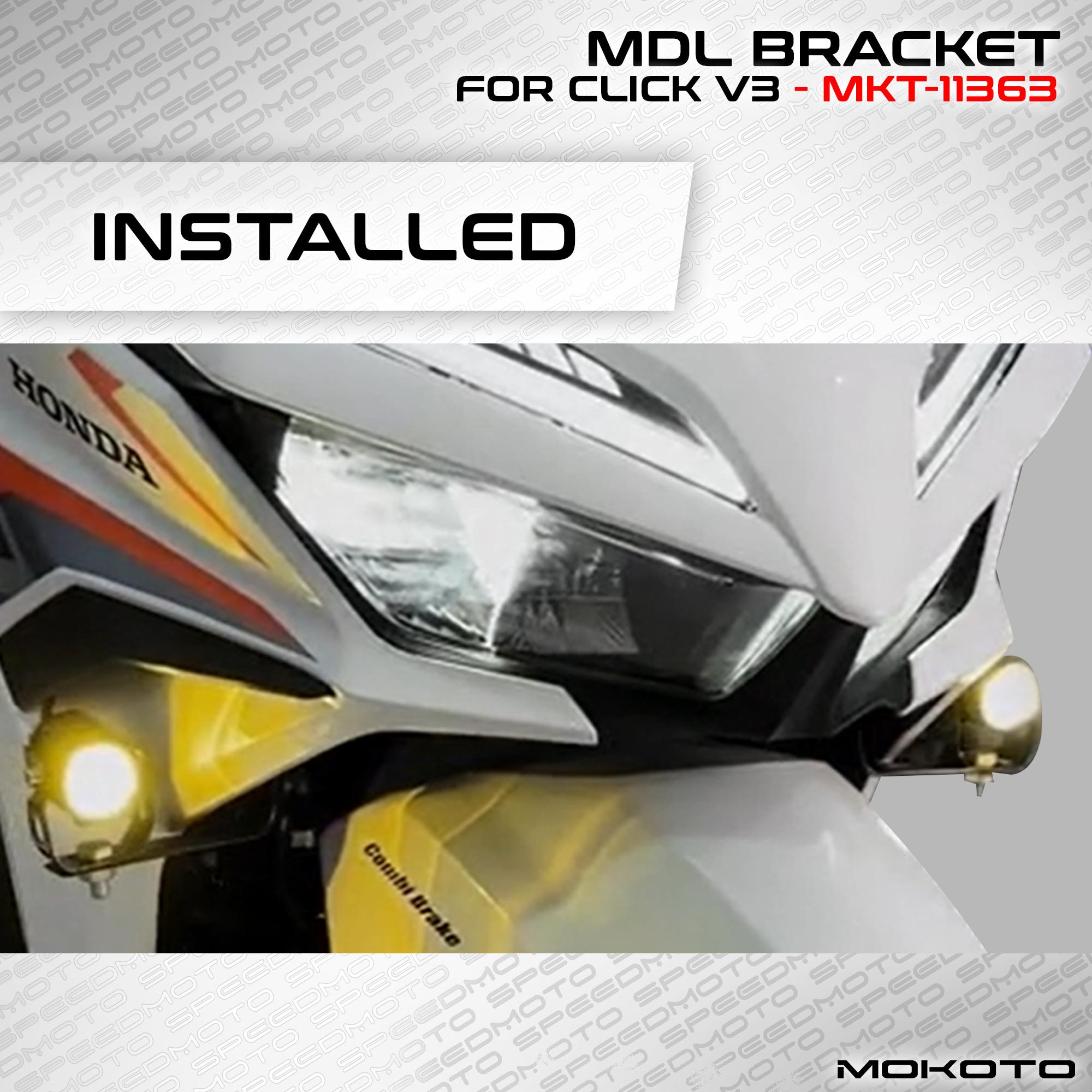 MOKOTO HONDA CLICK V3 LED BRACKET MKT-11363 MINI DRIVING LIGHT MOUNTING ...