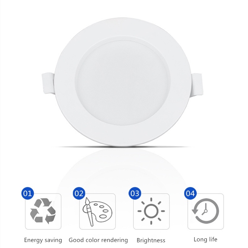 Tricolor LED Pin Light Ultra Thin Ceiling Light Recessed downlight ...