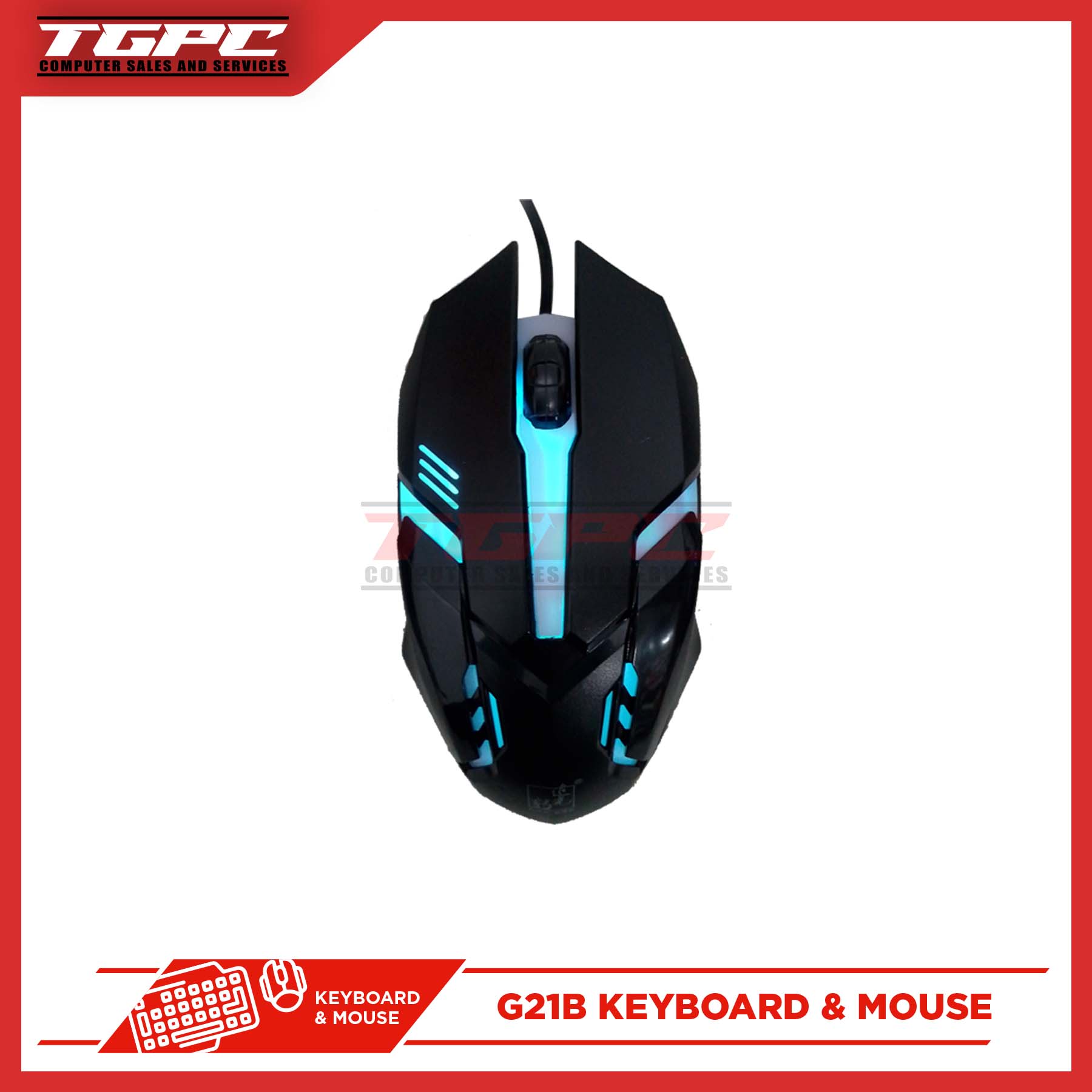 G21B Wired usb keyboard and mouse luminous led lights | Shopee Philippines