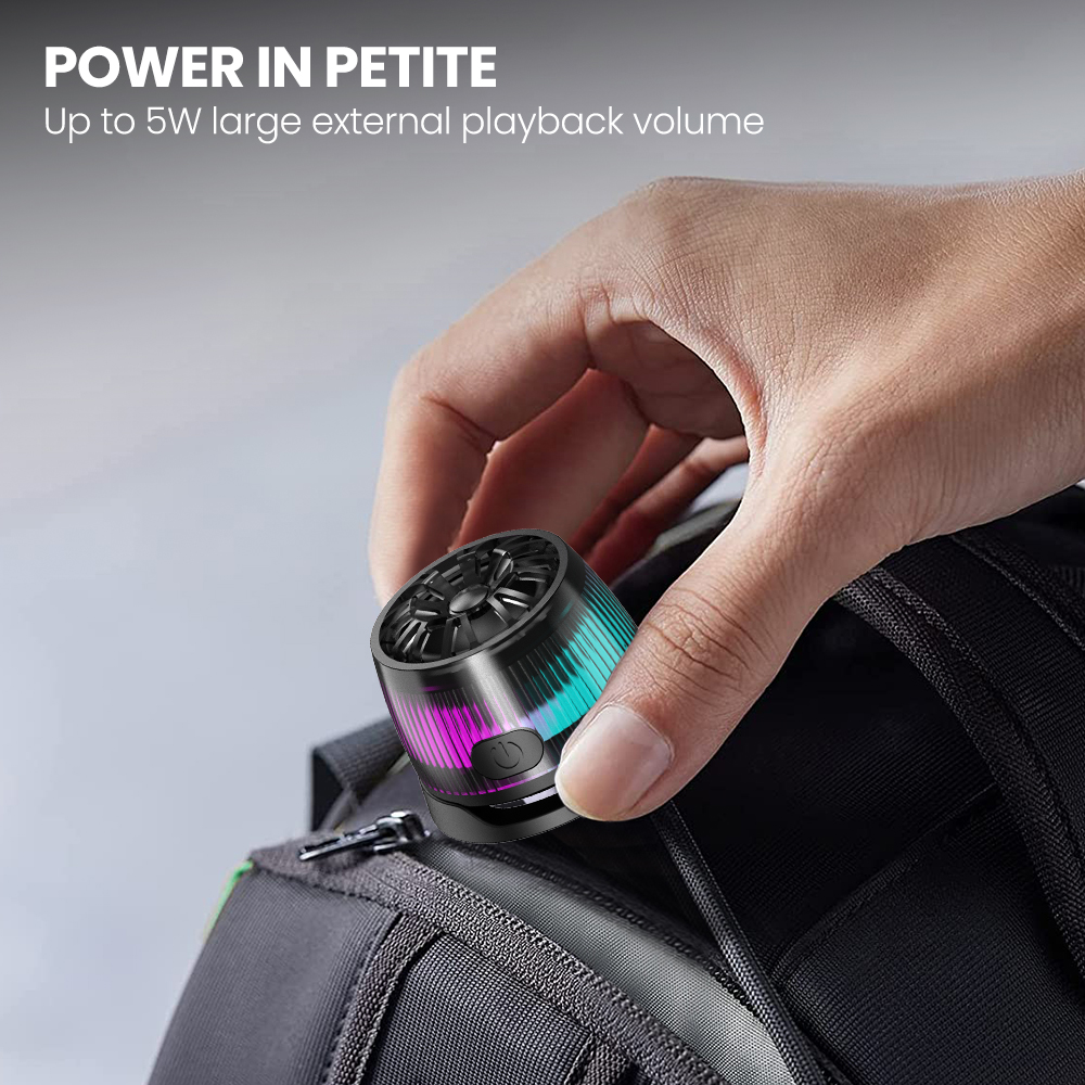 Orashare BSG01 Bluetooth Magnetic Speaker With RGB Light Small Portable ...