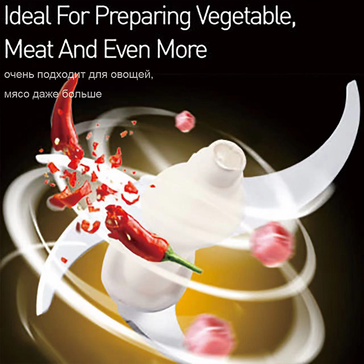 Sonifer Meat Grinder Food Chopper 2.5L 304 Stainless Steel Food Processor for Meat Vegetables ...