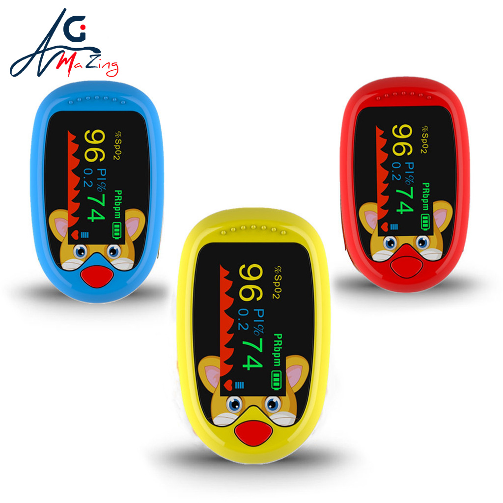 Rechargeable Medical Grade OLED Baby Finger Kids pedia Pulse Oximeter ...