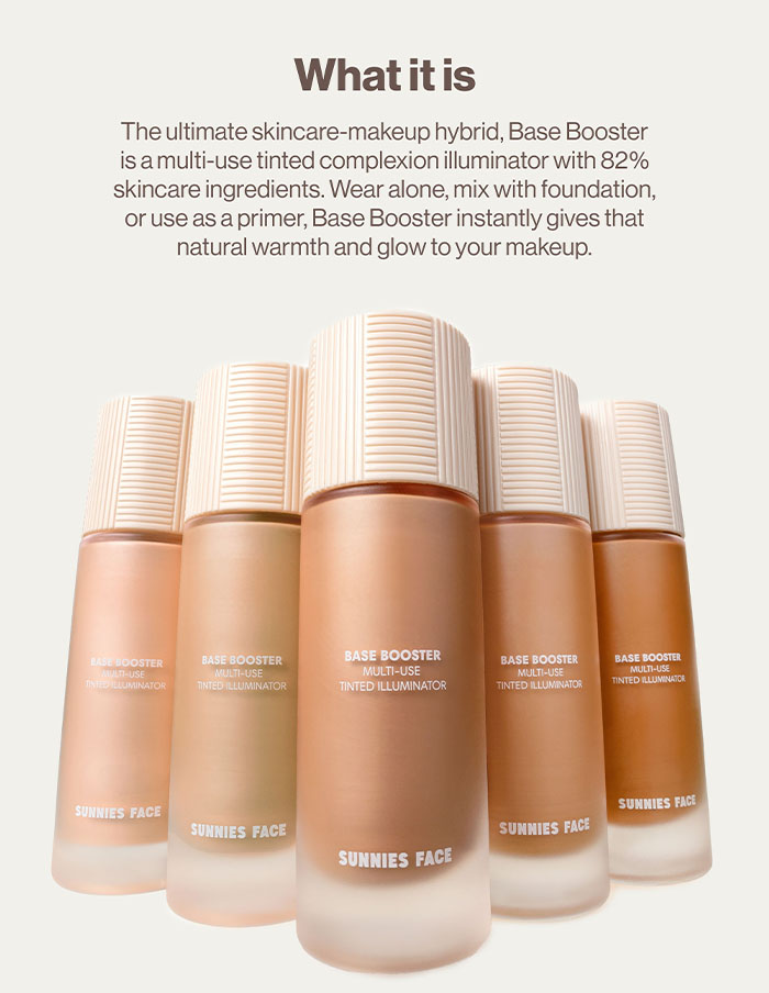 Sunnies Face Skin So Good Radiant Base Booster [Multi-Use Tinted ...